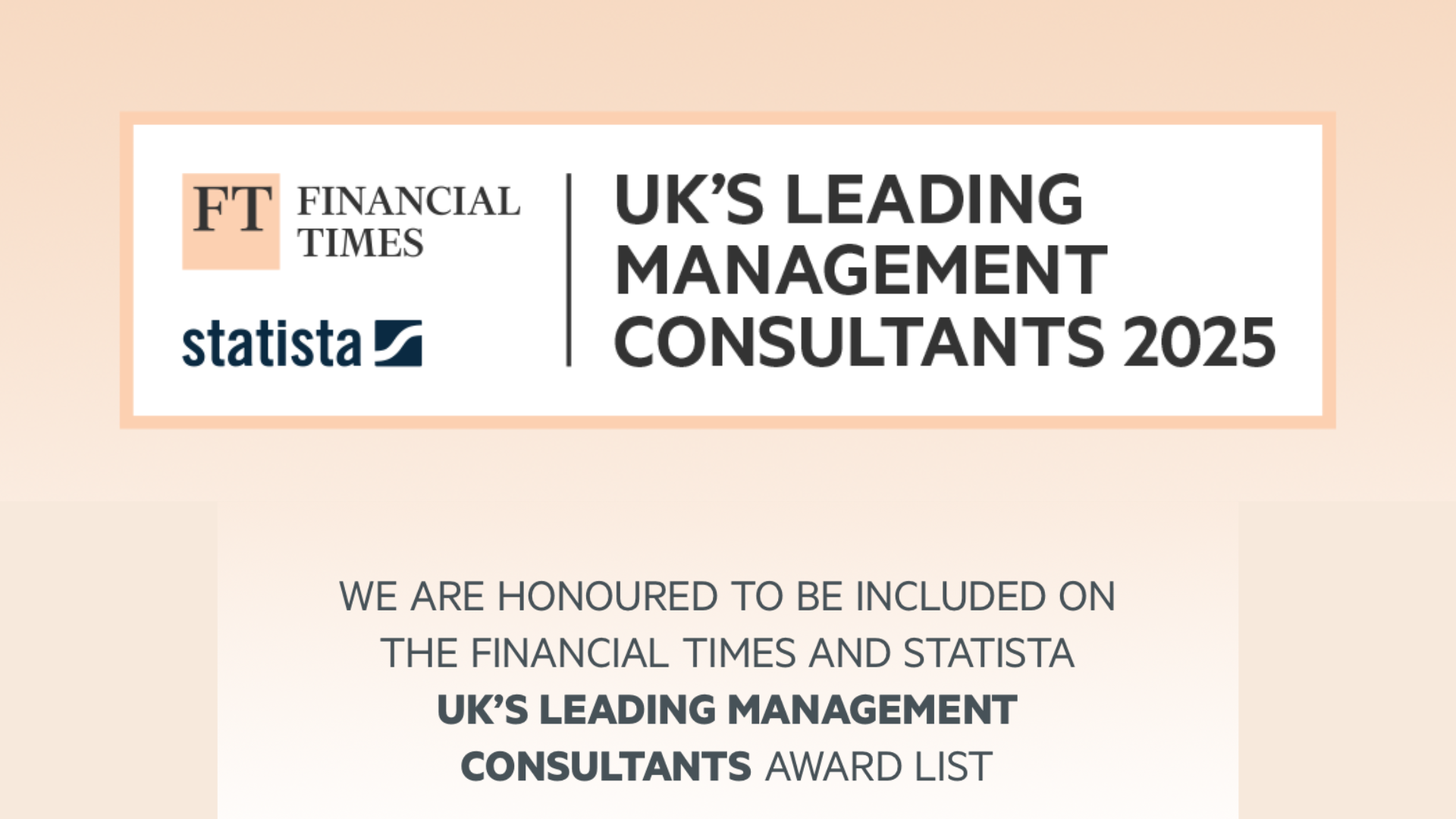 fscom Recognised in 2025 Financial Times UK’s Leading Management Consultants for Second ...